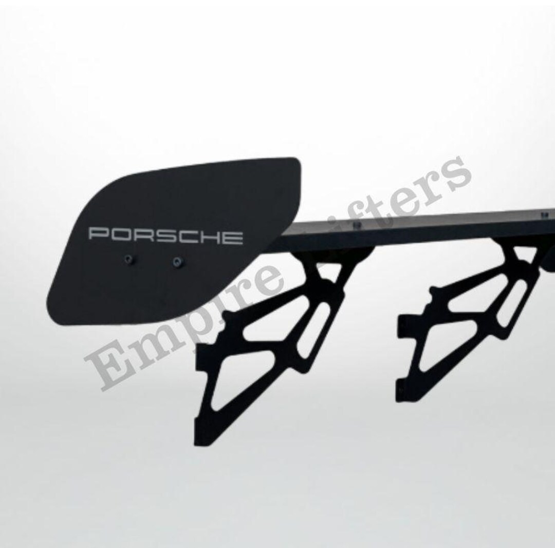 Porsche Style Spoiler Shelf – Aerodynamic Rear Wing Wallshelf With Bold ...