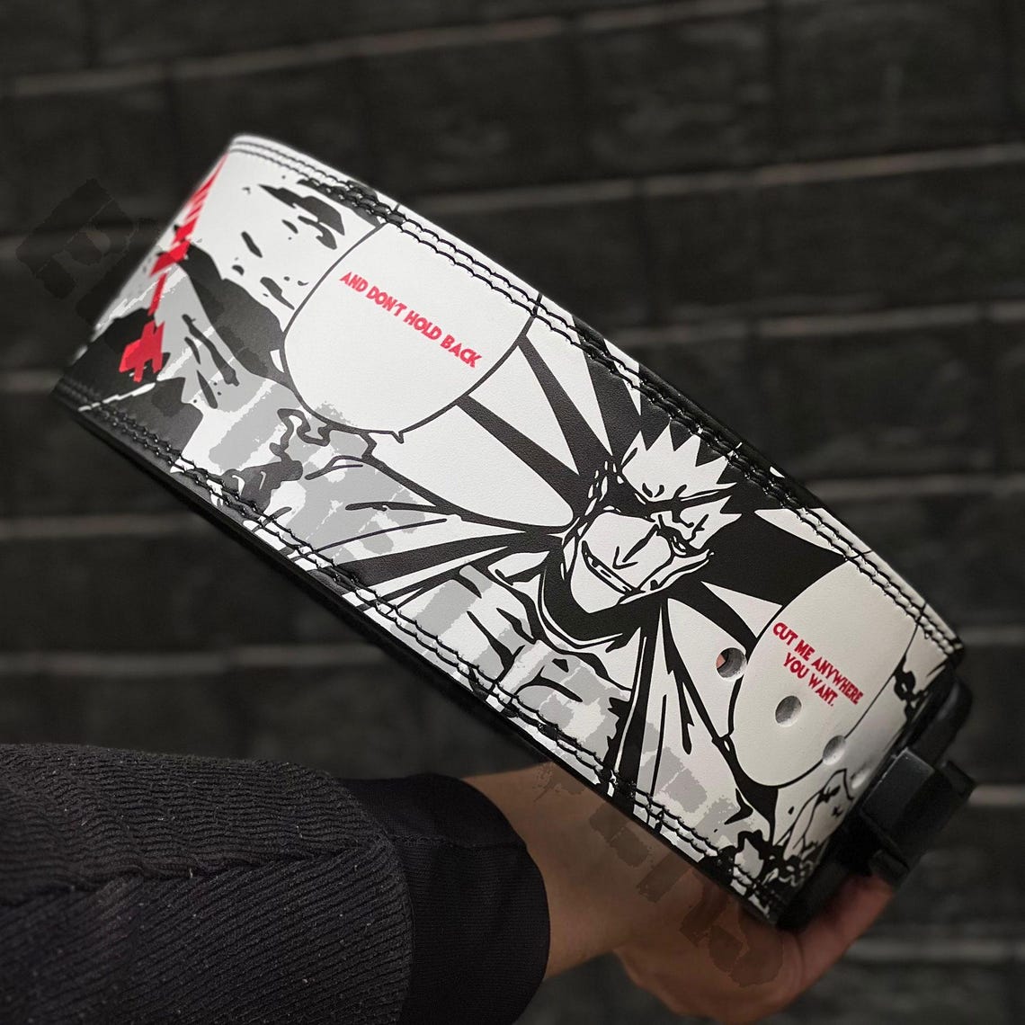 Berserk Anime Lever Lifting Belt , Anime Powerlifting Belt , Anime Gym ...