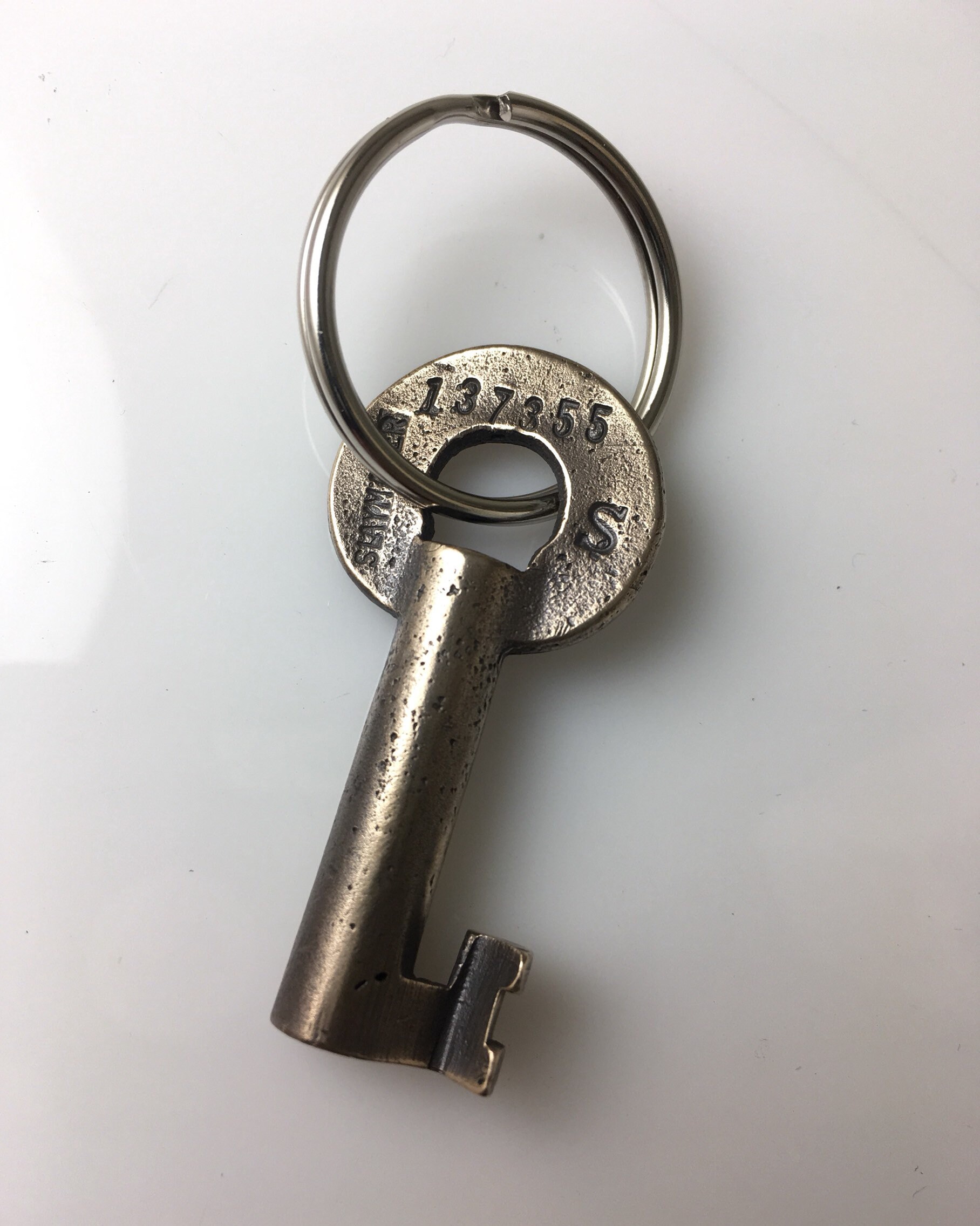 Railroad Key Chain, Men's Key Ring, Bronze Key Ring, B&O Railroad - Etsy