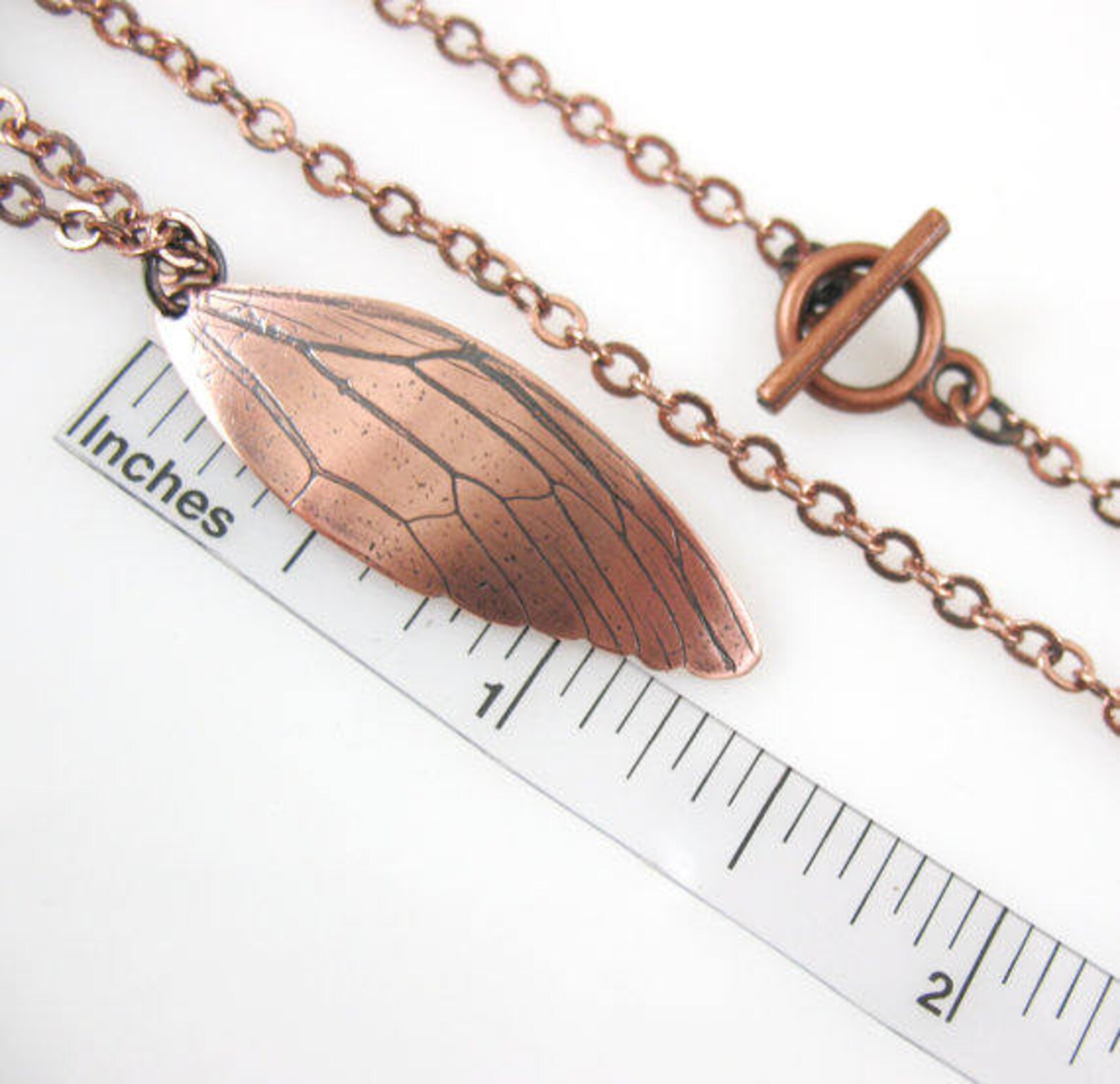Cicada Wing Necklace Copper or Brass Real Insect Jewelry - Etsy