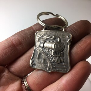 Railroad Key Chain, Train Key Ring - Etsy