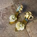 Matcha Green Orchid Gold Heels - Etsy