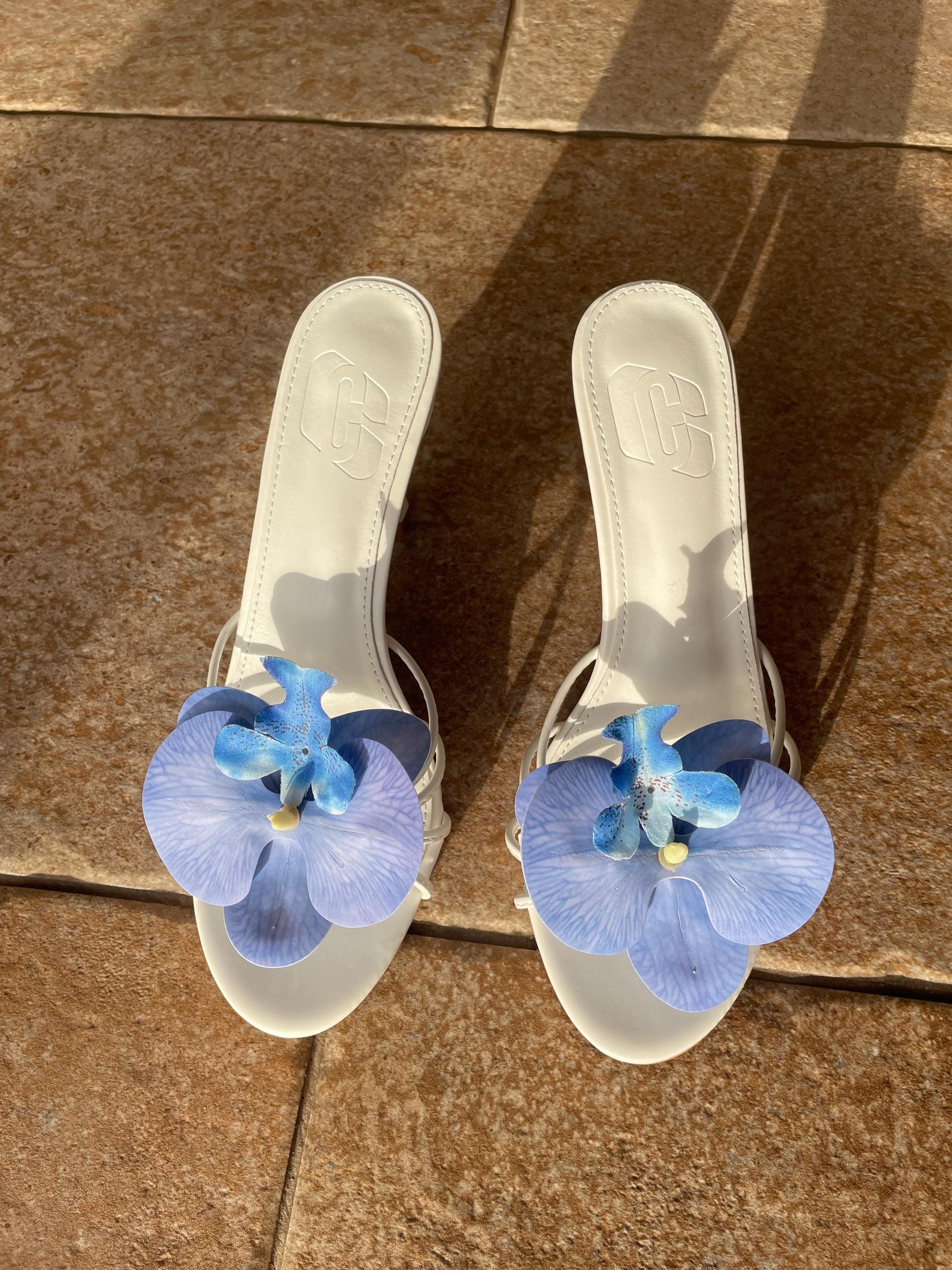 Blue Orchid Heels - Etsy