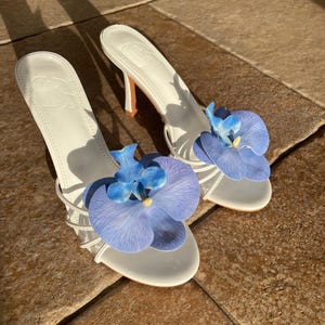 Blue Orchid Heels - Etsy