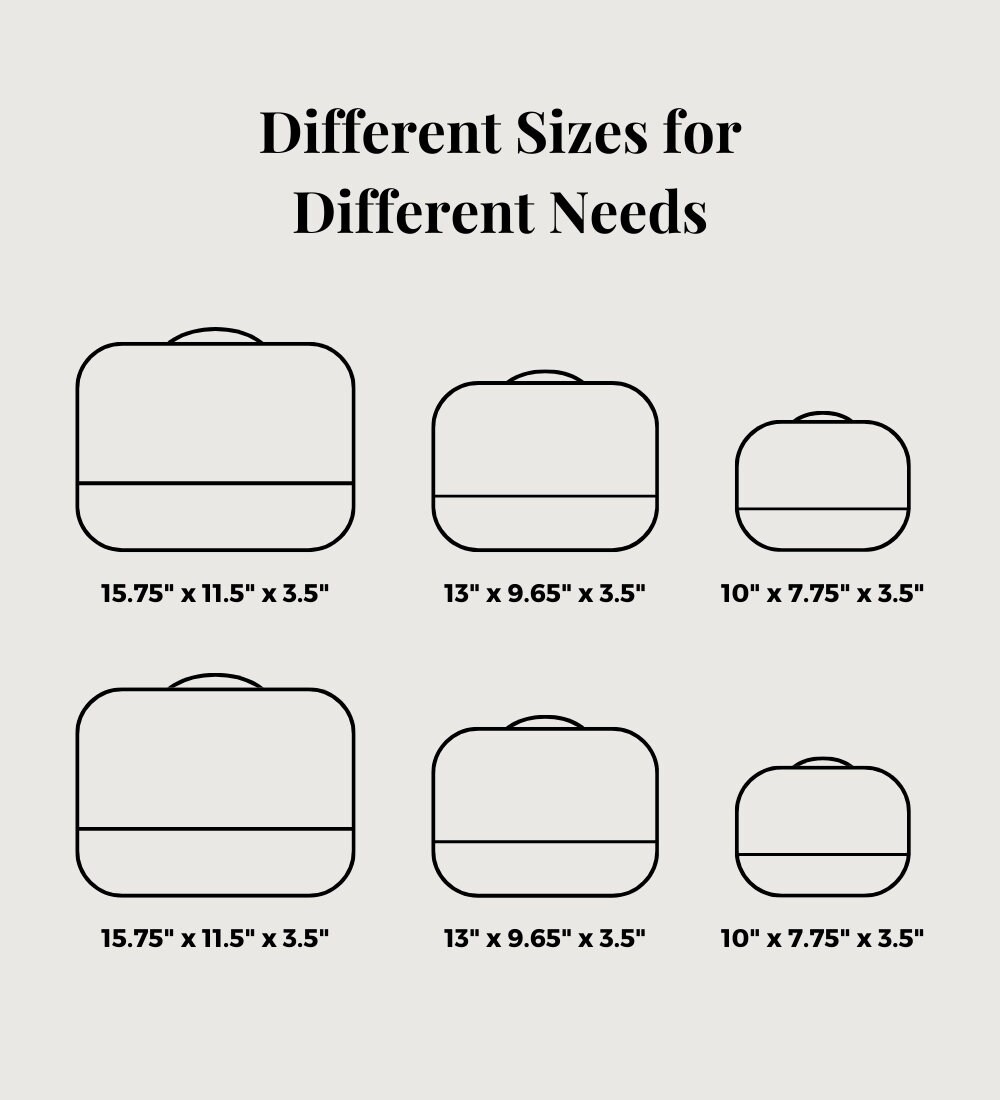 6 Set Packing Cubes White Dots - Etsy
