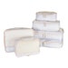 6 Set Packing Cubes White Dots - Etsy