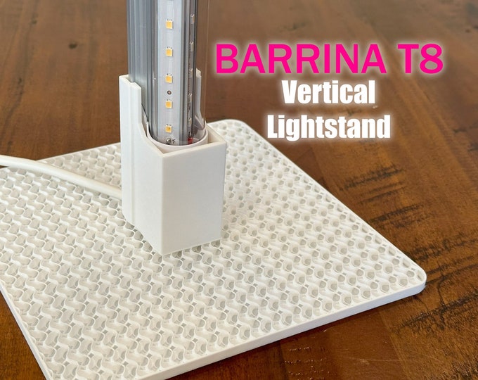 Barrina T8 LED Light Stand, Minimal Design, Space Saving Stand, Use ...