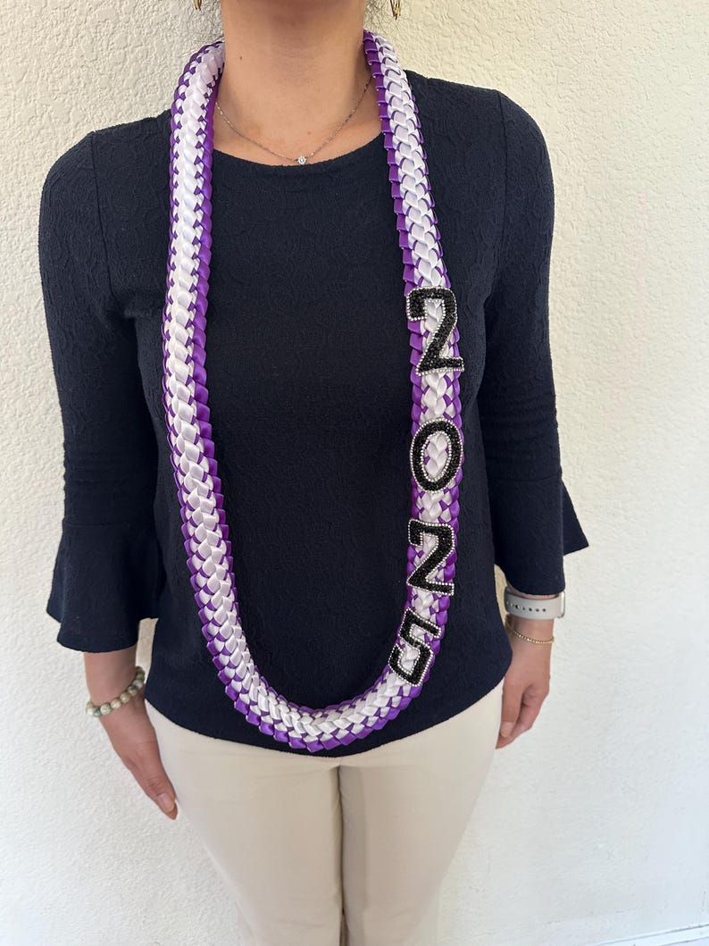 Custom 2025 Graduation Stole With Glitter Rhinestones - Personalized ...