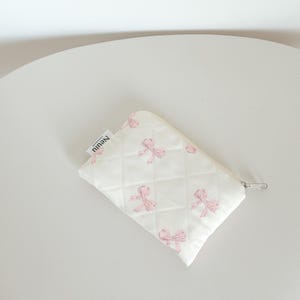 Ribbon Zipper Pouch | Lipstick Pouch | Handmade Pouch | Custom Pouch ...