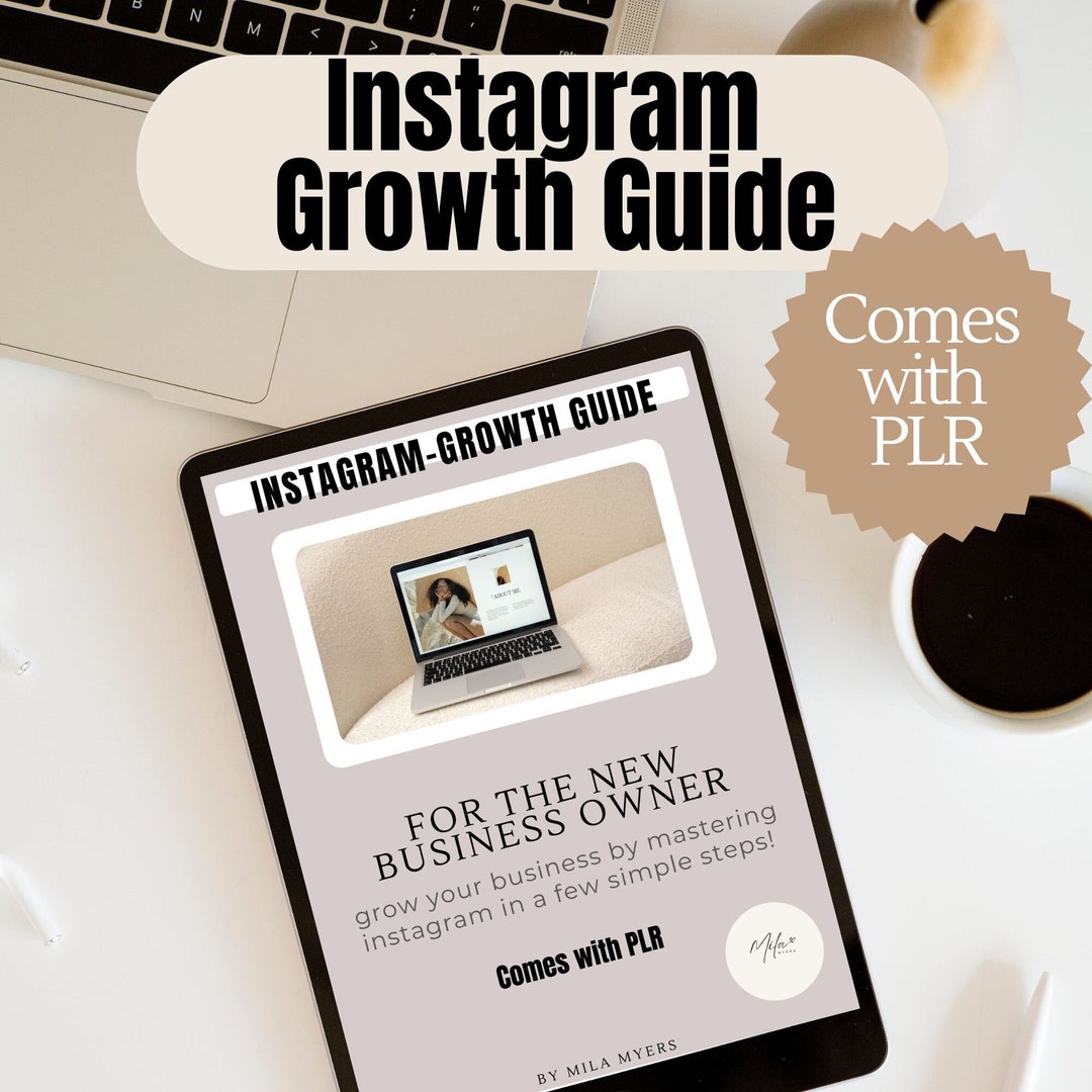 Instagram Growth Guide With Plr|digital Marketing Guide| Done for You ...