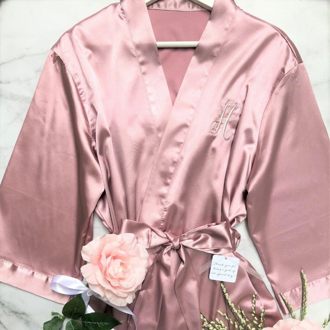 Set of 11 Solid Satin Robes ,bridal Robe, Bridesmaids Robes, Robes ...