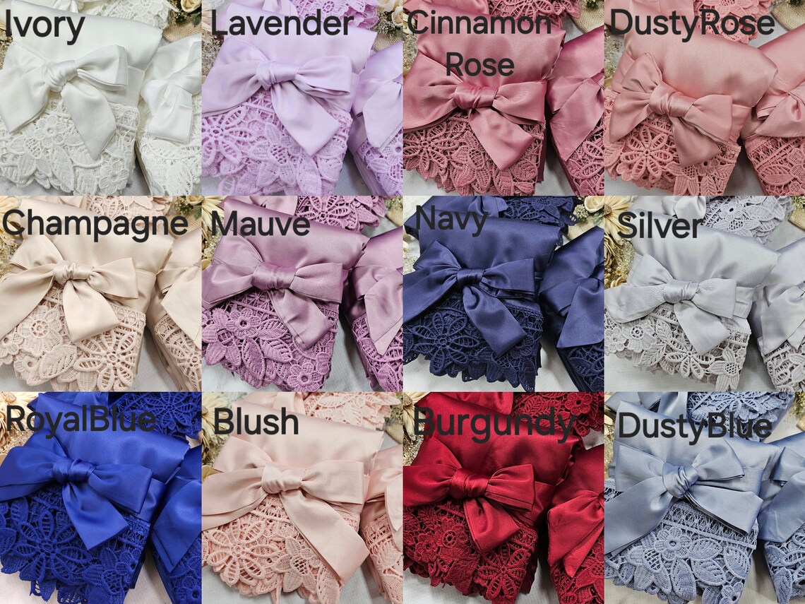 Embroidered Robes,personalized Silk Robes,bridal Robe, Bridesmaids ...