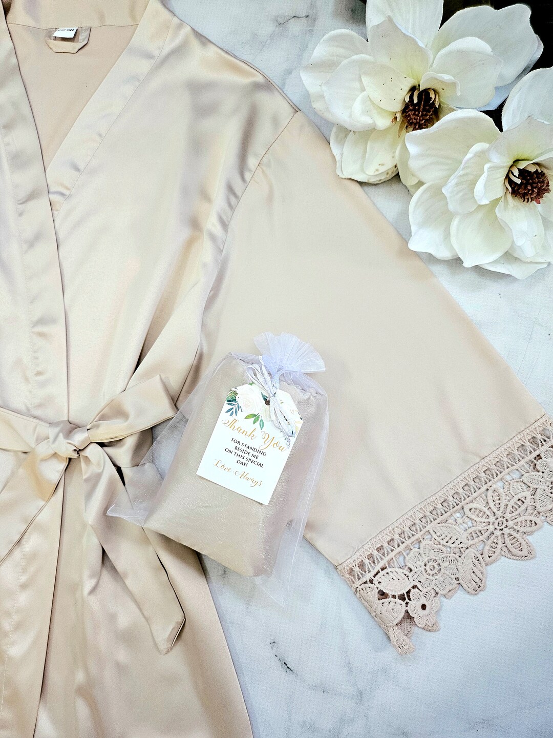 Embroidered Robes,personalized Silk Robes,bridal Robe, Bridesmaids ...