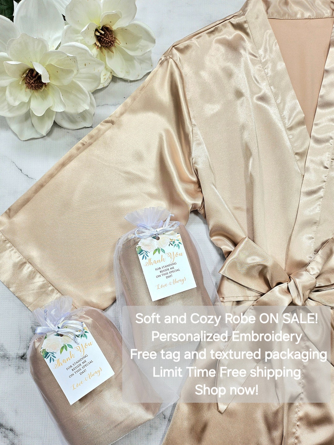 Bridal Robe, Bridesmaids Robes, Robes,personalized Robe,embroidered ...