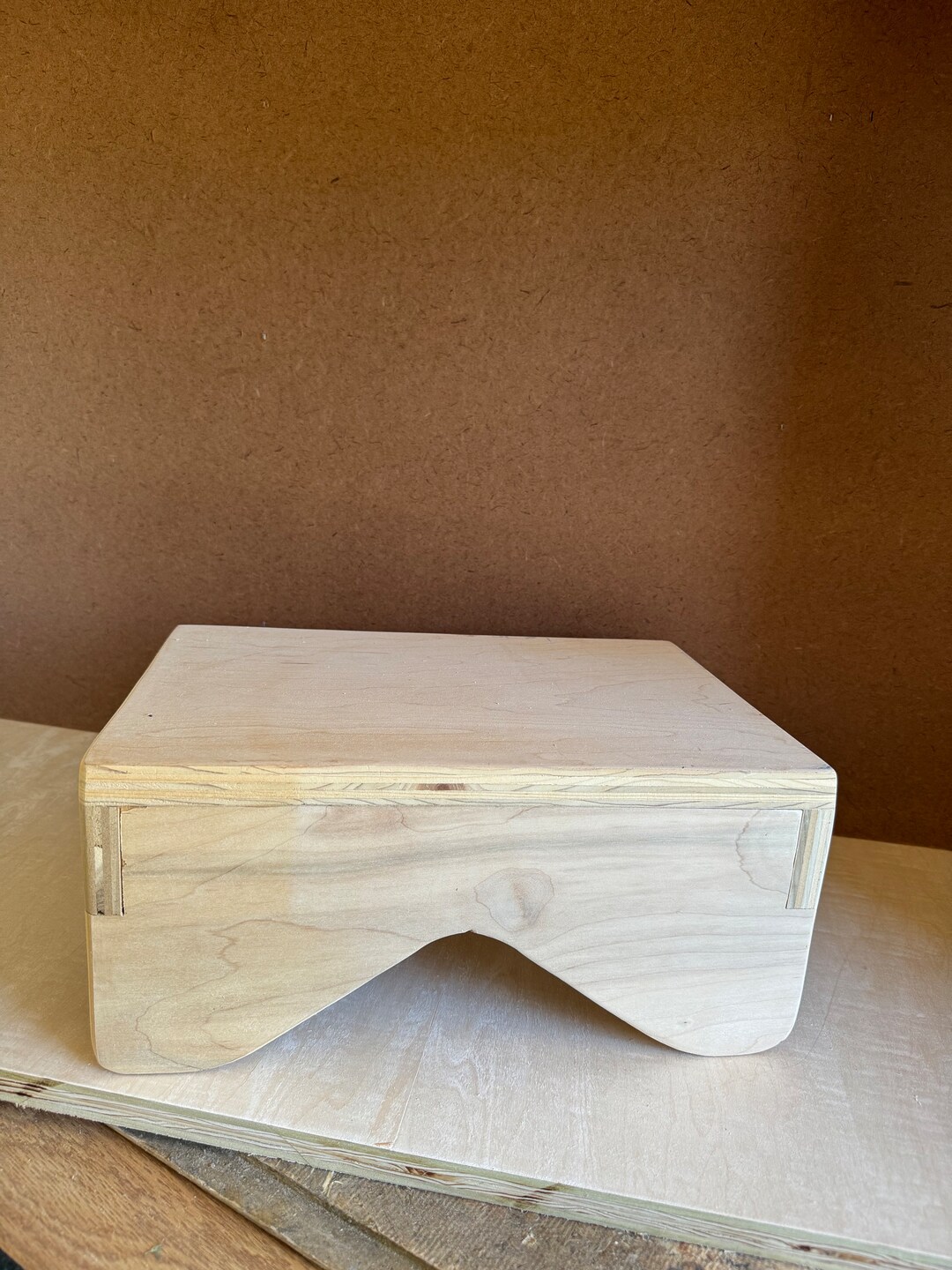Wood Foot Stool Unfinished - Etsy Australia