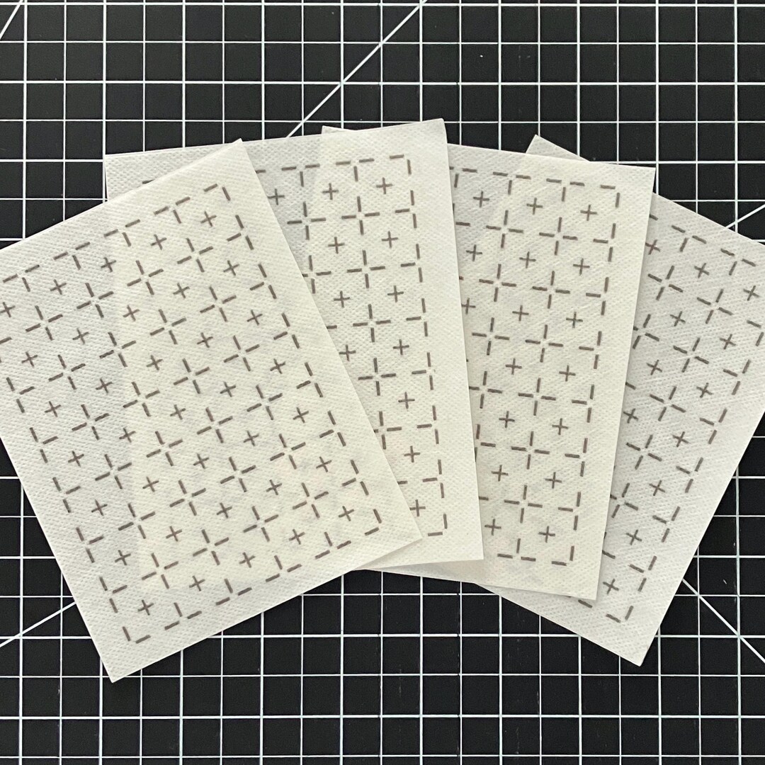 Sashiko Weaving Stick & Stitch Pattern 4 Pieces - Etsy