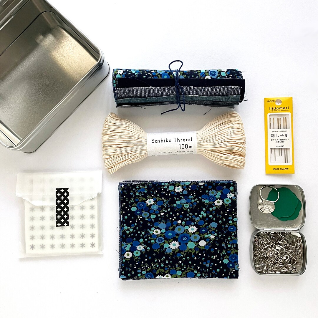 Large Visible Mending Kit: Repair Jeans or Patch Clothing With Denim ...