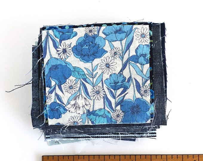 Tiny Scraps: VERY SMALL Quilting Cotton Fabric Scrap Pieces for EPP ...