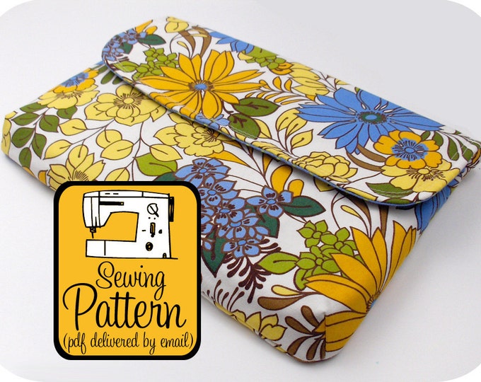 Laptop Sleeve Sewing Pattern - 13" Laptops - PDF Pattern (email ...