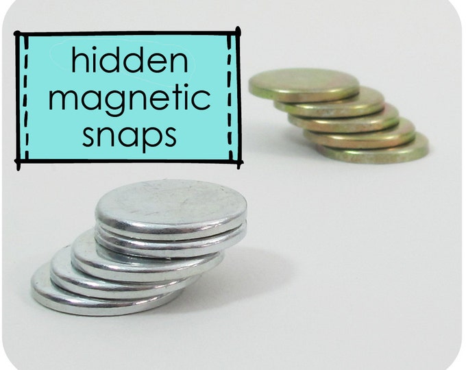 5 Sets Hidden Sew-in Magnetic Snaps for Bag Closures - Etsy