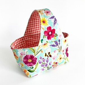Mini Fabric Basket PDF Sewing Pattern - Etsy