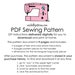 Basket Bags PDF Sewing Pattern digital Delivery: Make Fabric Storage ...