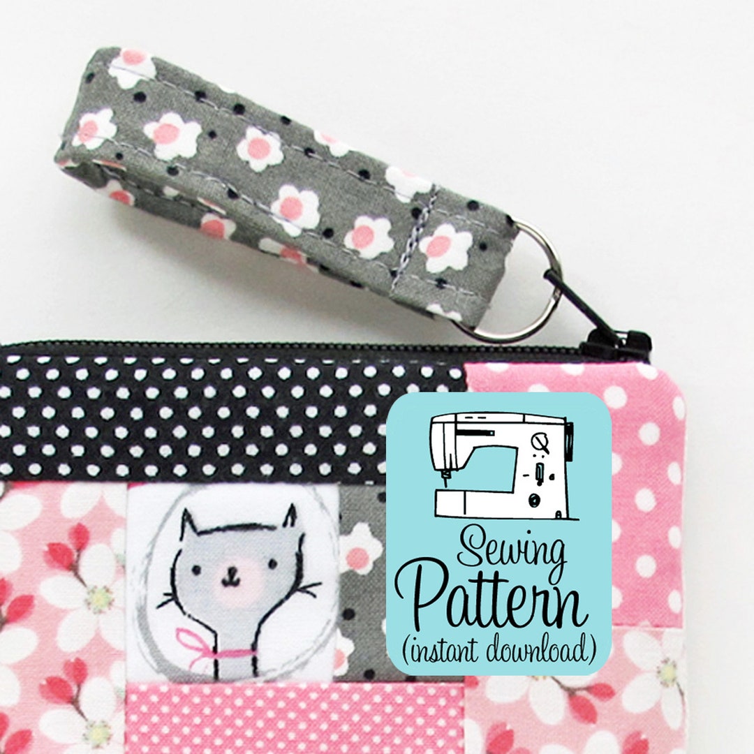 Fabric Zip Pull PDF Sewing Pattern digital Delivery: Sew a Short ...