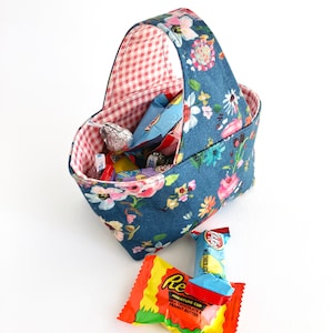 Mini Fabric Basket PDF Sewing Pattern - Etsy