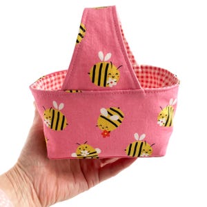 Mini Fabric Basket PDF Sewing Pattern - Etsy