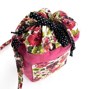 Crossbody Drawstring Project Bag PDF Sewing Pattern (digital Delivery ...