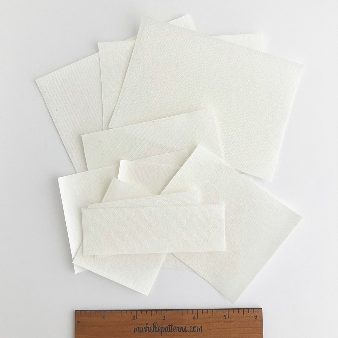 Visible Mending Stick and Stitch Water Soluble Paper Pieces - Etsy