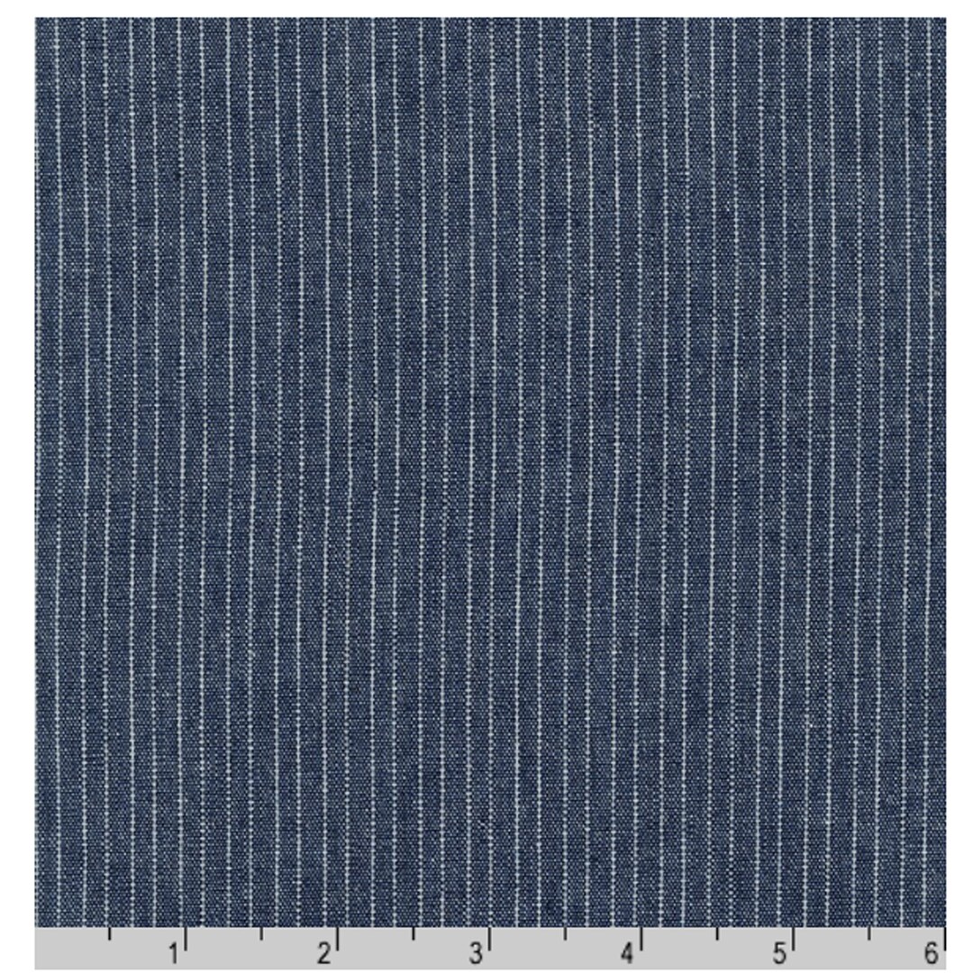 Pinstripe Denim: House of Denim Lightweight Cotton Denim Twill by the ...