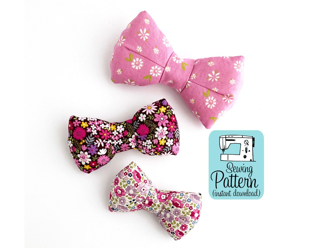 Bow Embellishment PDF Sewing Pattern digital Delivery: Sew - Etsy