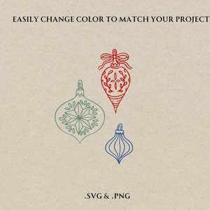 Hand Drawn Scandinavian Christmas Ornament SVG PNG, Whimsical Nordic ...