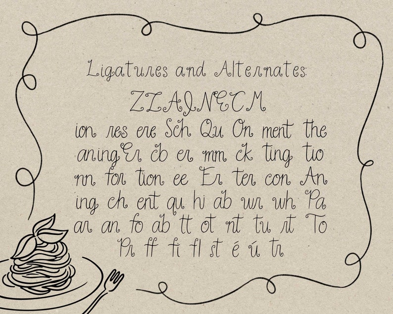 Handwritten Quirky Font SVG PNG, Hand Drawn Whimsical Typography, DIY ...