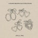 Hand Drawn Heart Locket Doodle SVG PNG, Engagement Whimsical Love ...