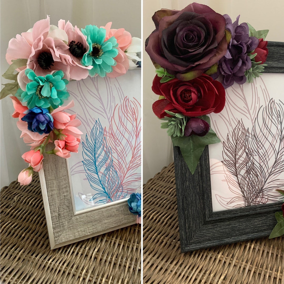 Garden Fantasy Floral Frames 5 X 7 - Etsy