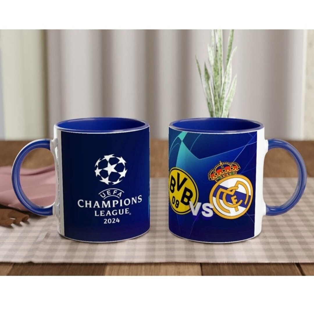 Champions League Final 2024 Coffee Mug for Football Lover's Custom ...