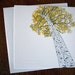 Aspen Letterpress Single Notecard - Etsy