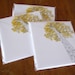 Aspen Letterpress Single Notecard - Etsy