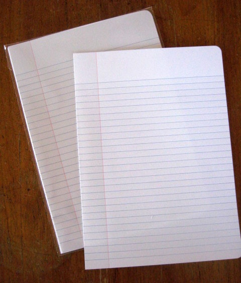 Letterpress Note Paper (set of 10 Sheets) - Etsy