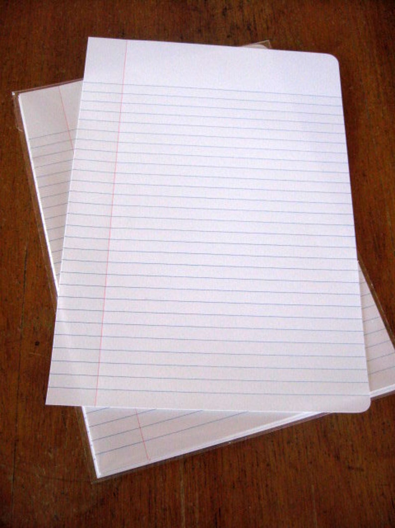 Letterpress Note Paper (set of 10 Sheets) - Etsy