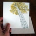 Aspen Letterpress Single Notecard - Etsy