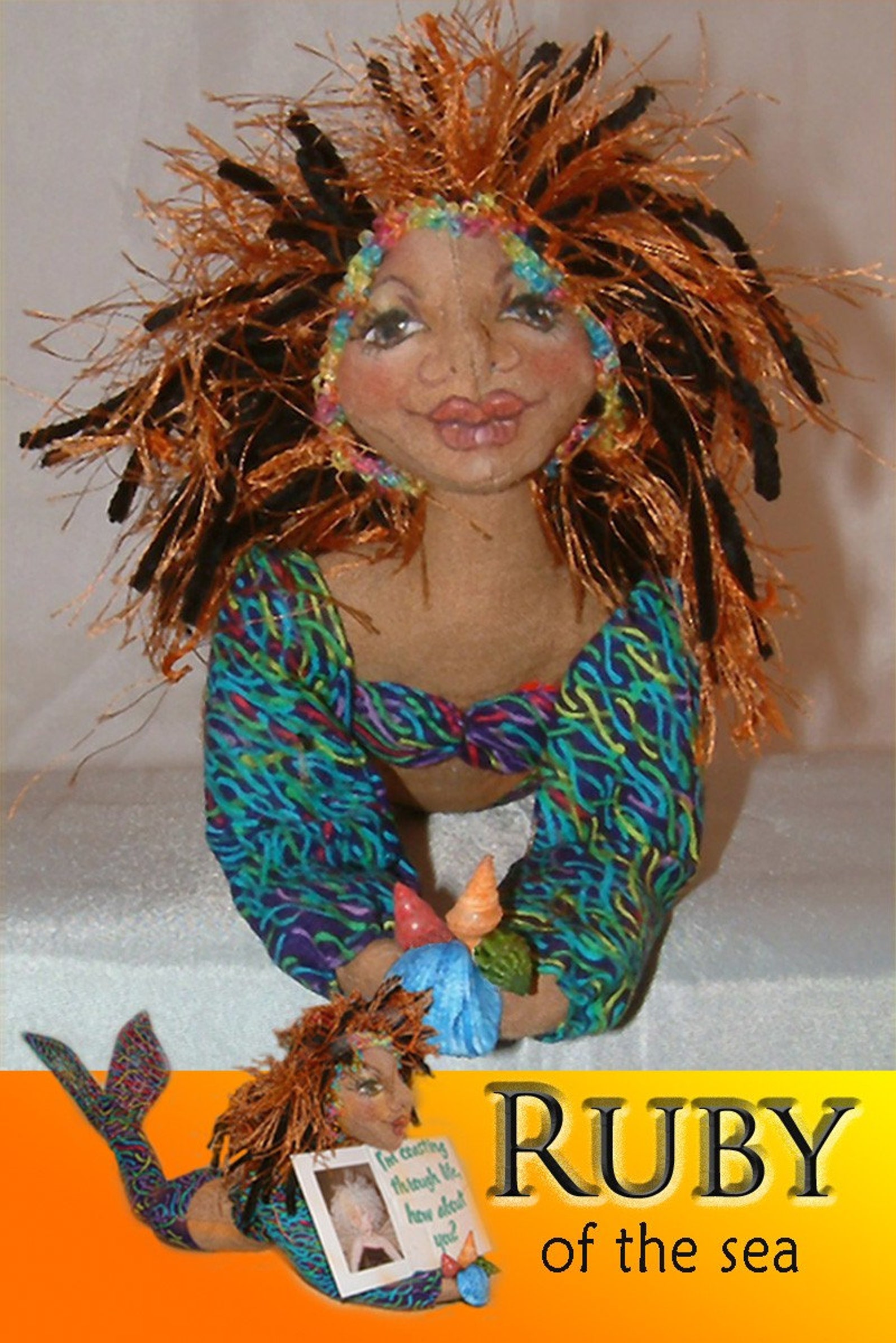 Ruby of the Sea Mermaid Epattern PDF File Instant Download - Etsy