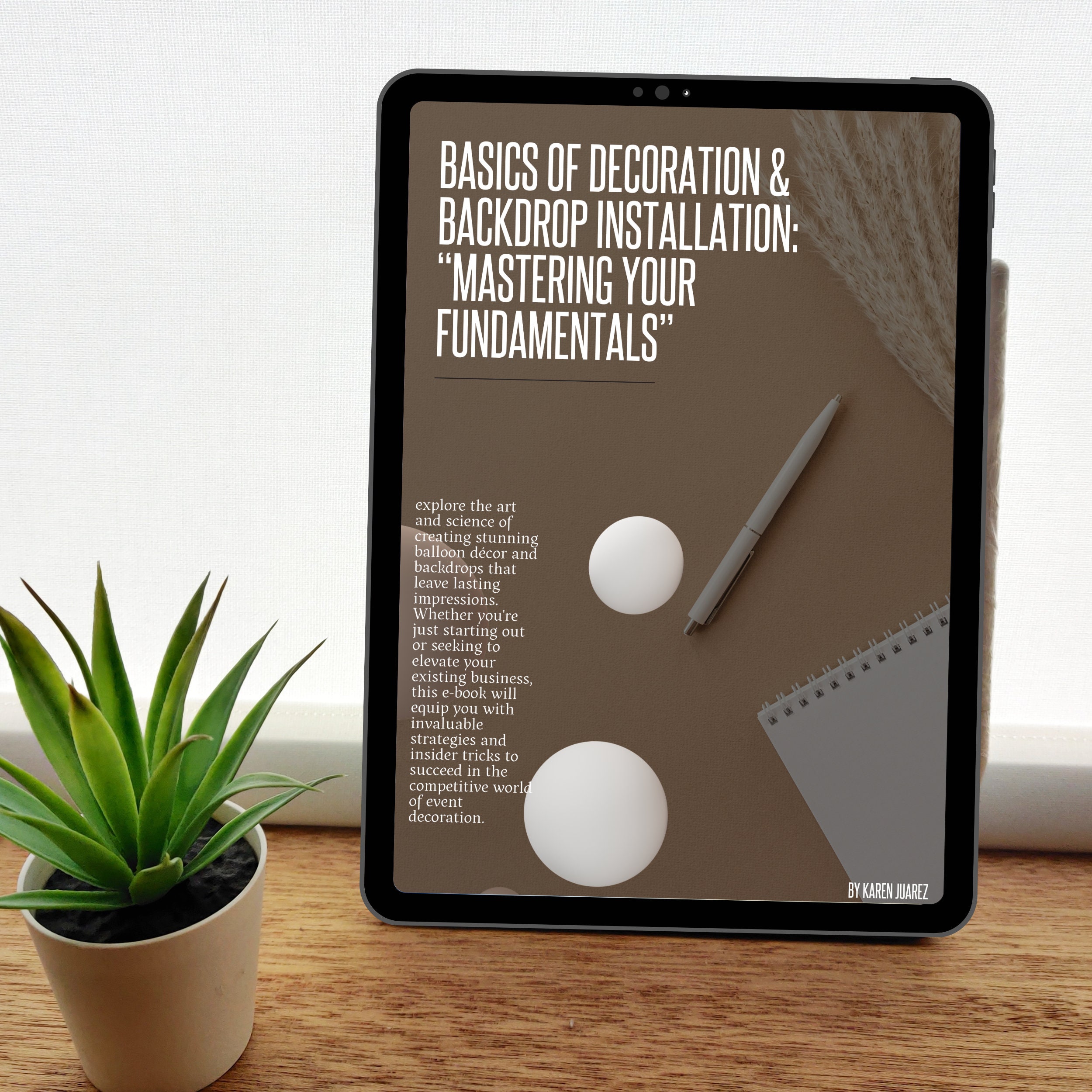 Basics of Decoration & Backdrop Installation: Mastering Your Fundamentals E-book - Etsy