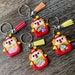 Clown Keychain, 3D Printed Keyring, Circus Charm, Shaker Keychain ...