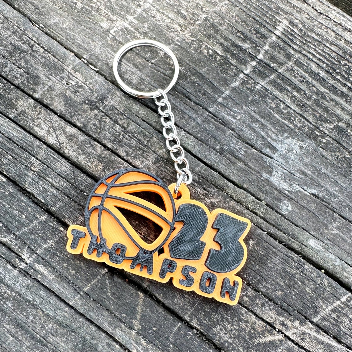 Custom Basketball Keychain, Personalized Keychain, 3D Printed Backpack ...