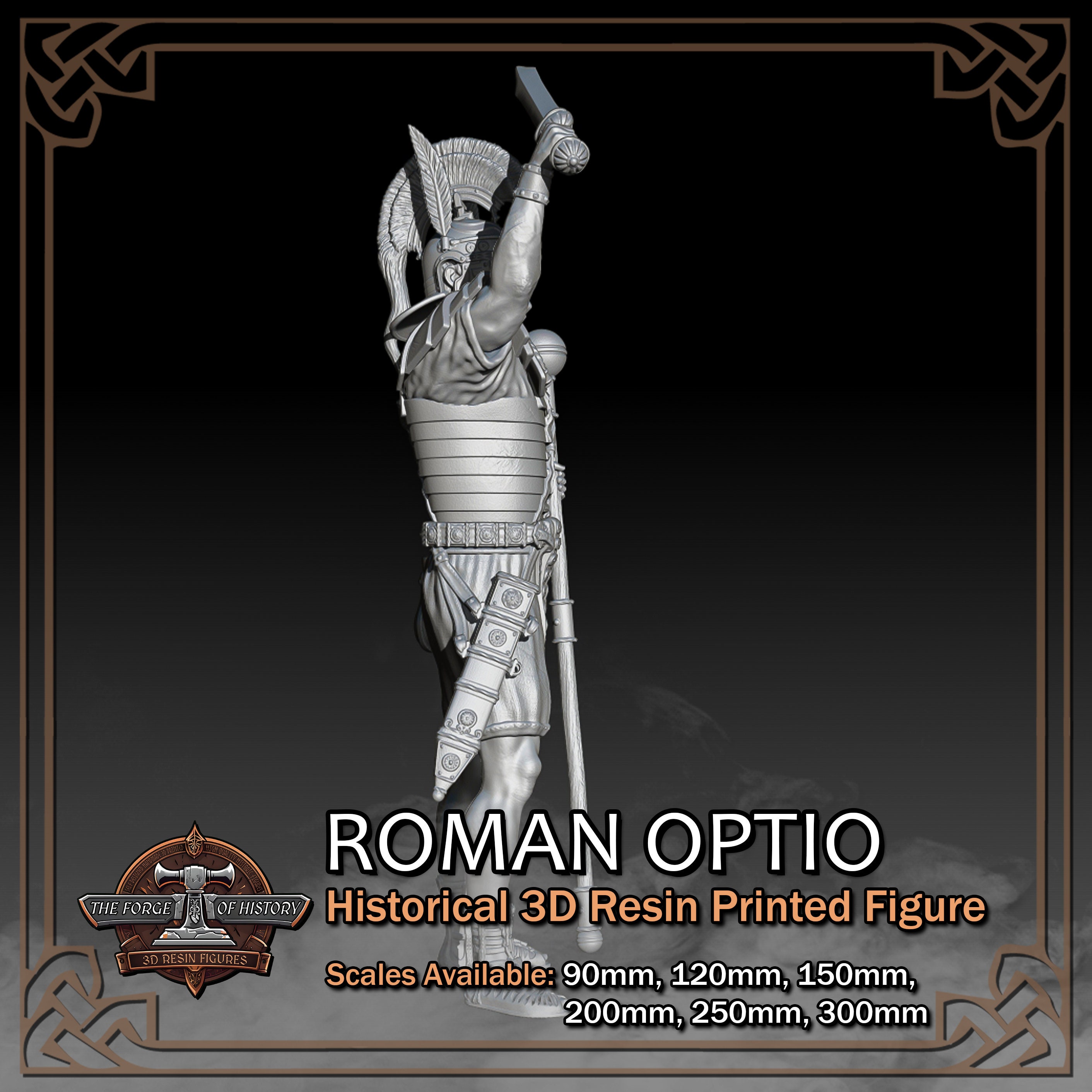 Roman Empire Optio - Historical Figure - 3D Resin Printed Model Kit ...