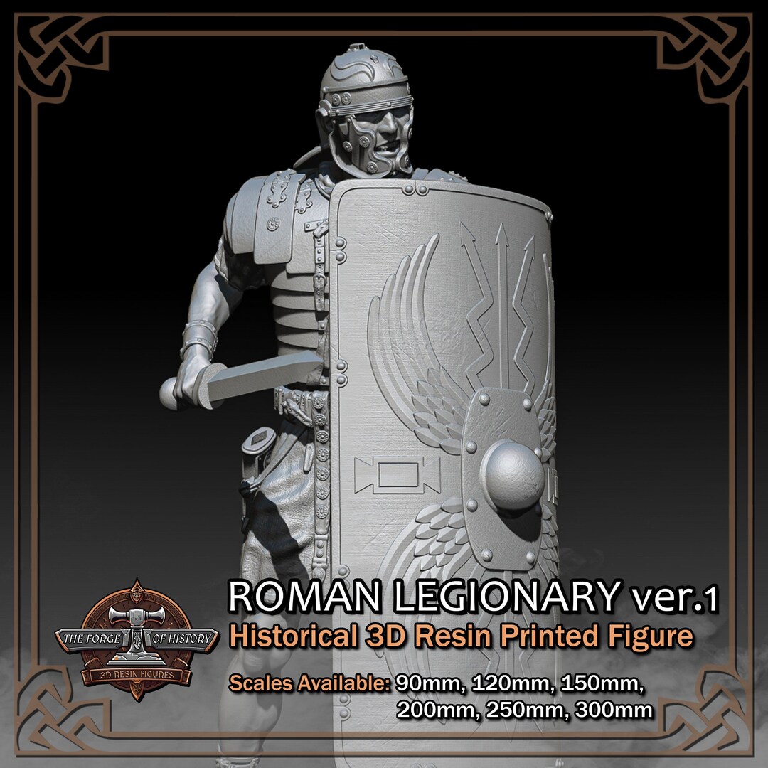 Roman Empire Legionary Ver. 1 - Historical Figure - 3D Resin Printed ...