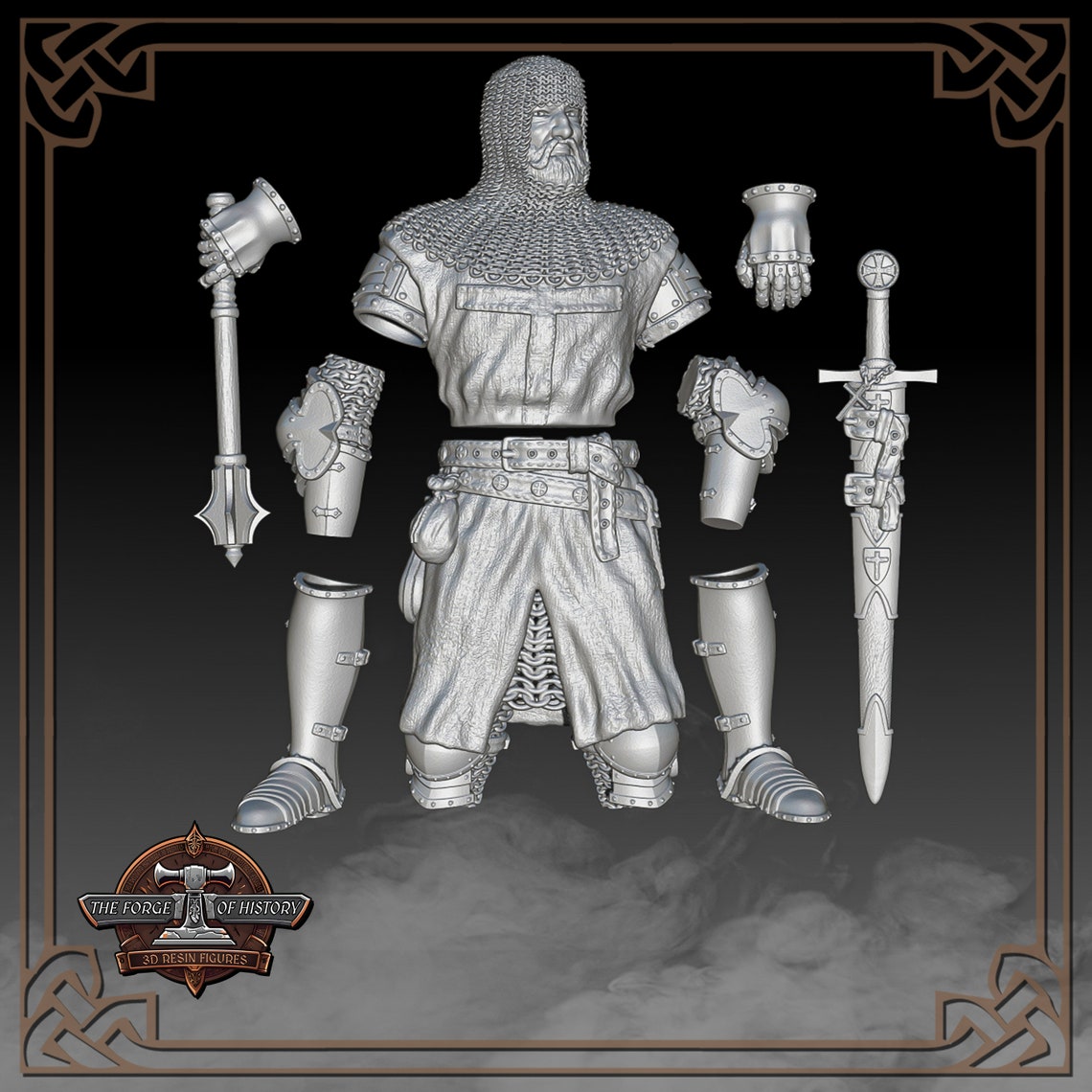 Crusader Knights Templar 3-pack V3 (value Set) - Historical Figures ...